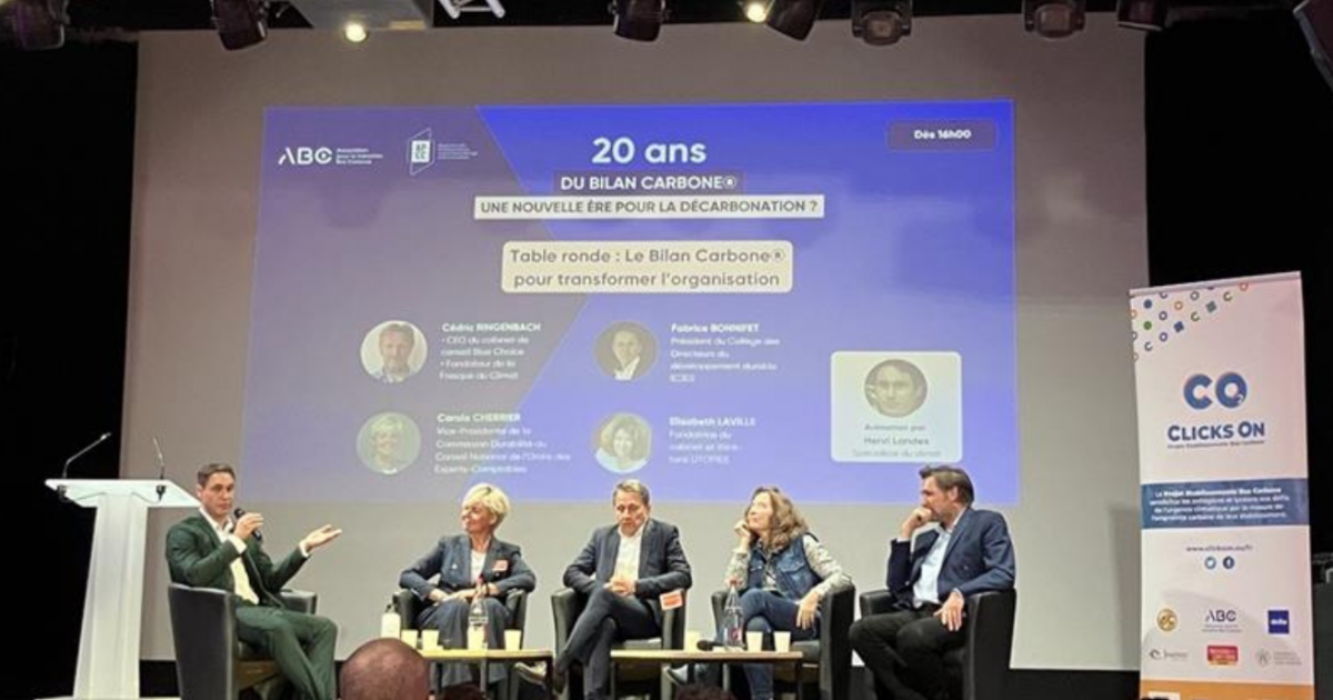 À l’occasion des 20 ans du bilan carbone, des réflexions pour aller plus loin dans la ...